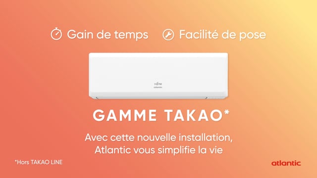 ATLANTIC CLIMATISATION VENTILATION - Unité intérieure Takao M2 2 kW ASYG 07 KMCE DC inverter Réf ...