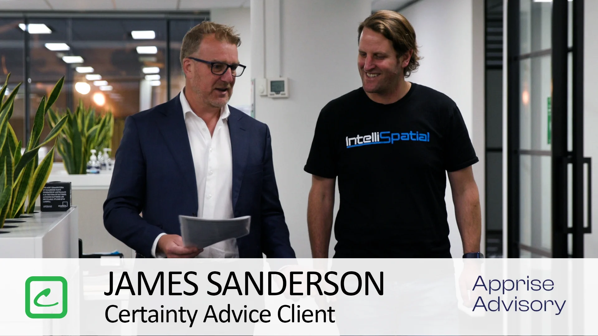Client Stories - James Sanderson | Apprise Advisory on Vimeo
