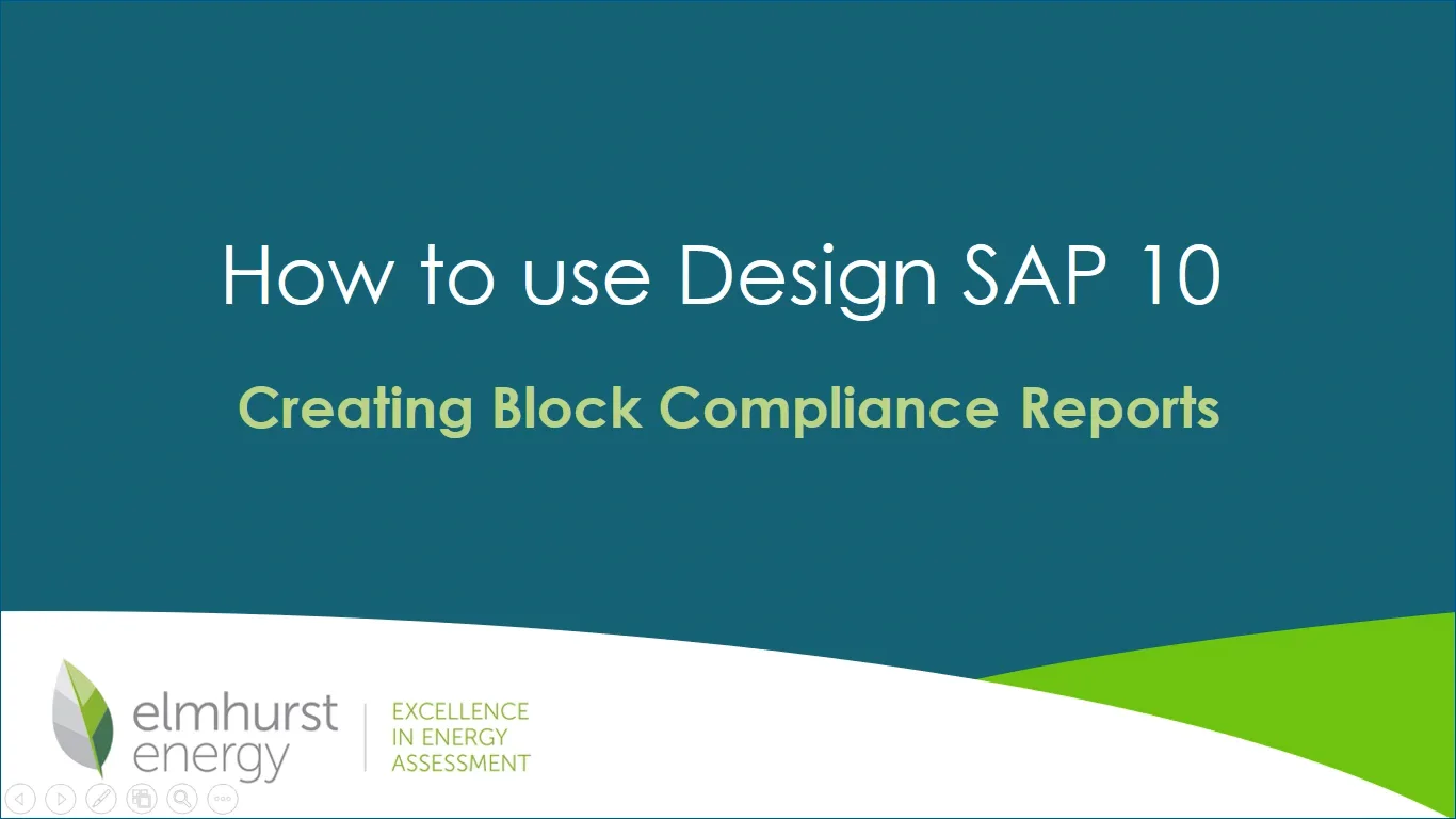 Creating Block Compliance Reports - Design SAP 10 on Vimeo