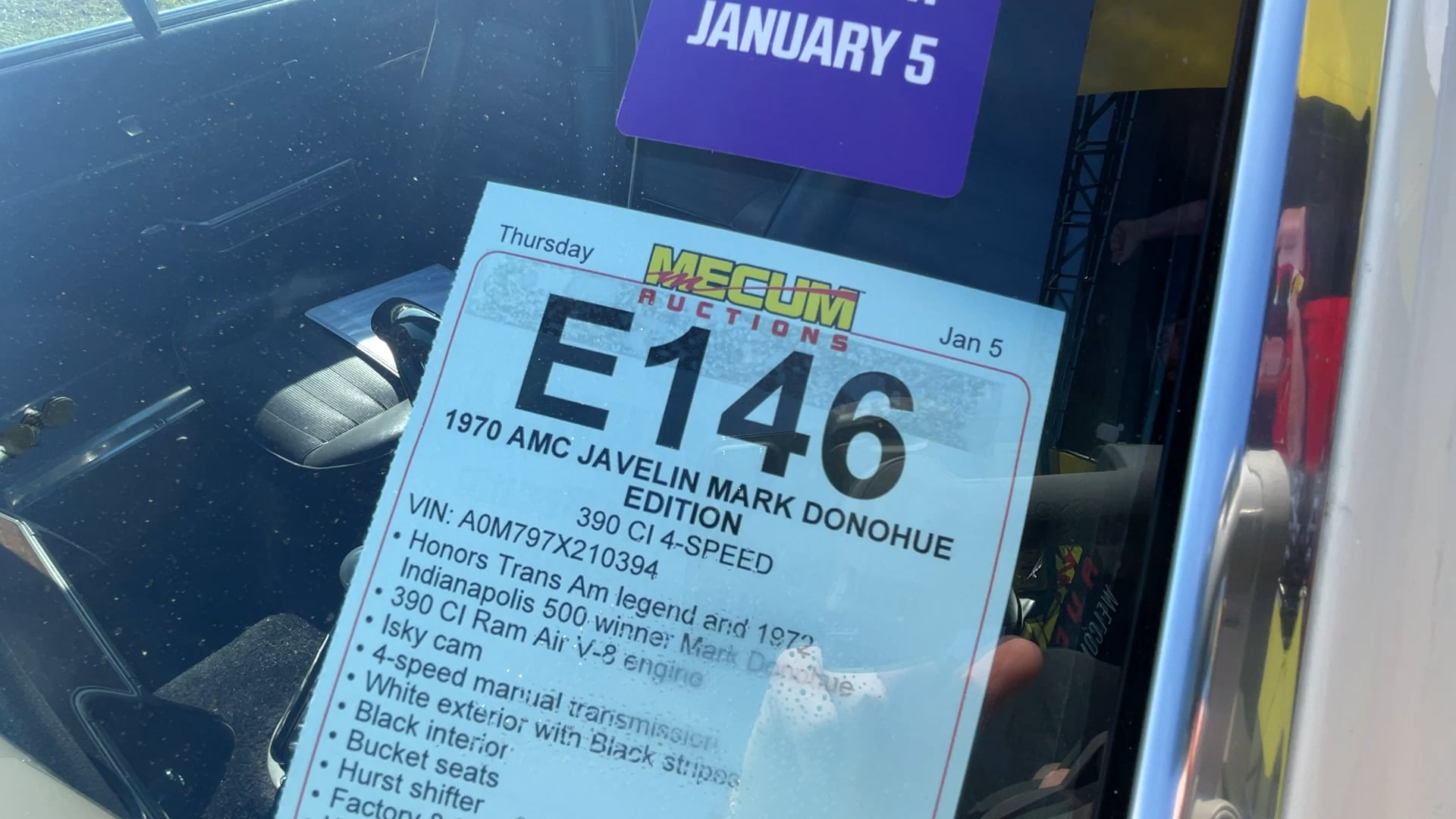 1970 AMC Javelin Mark Donohue Edition | E146 | Kissimmee 2023