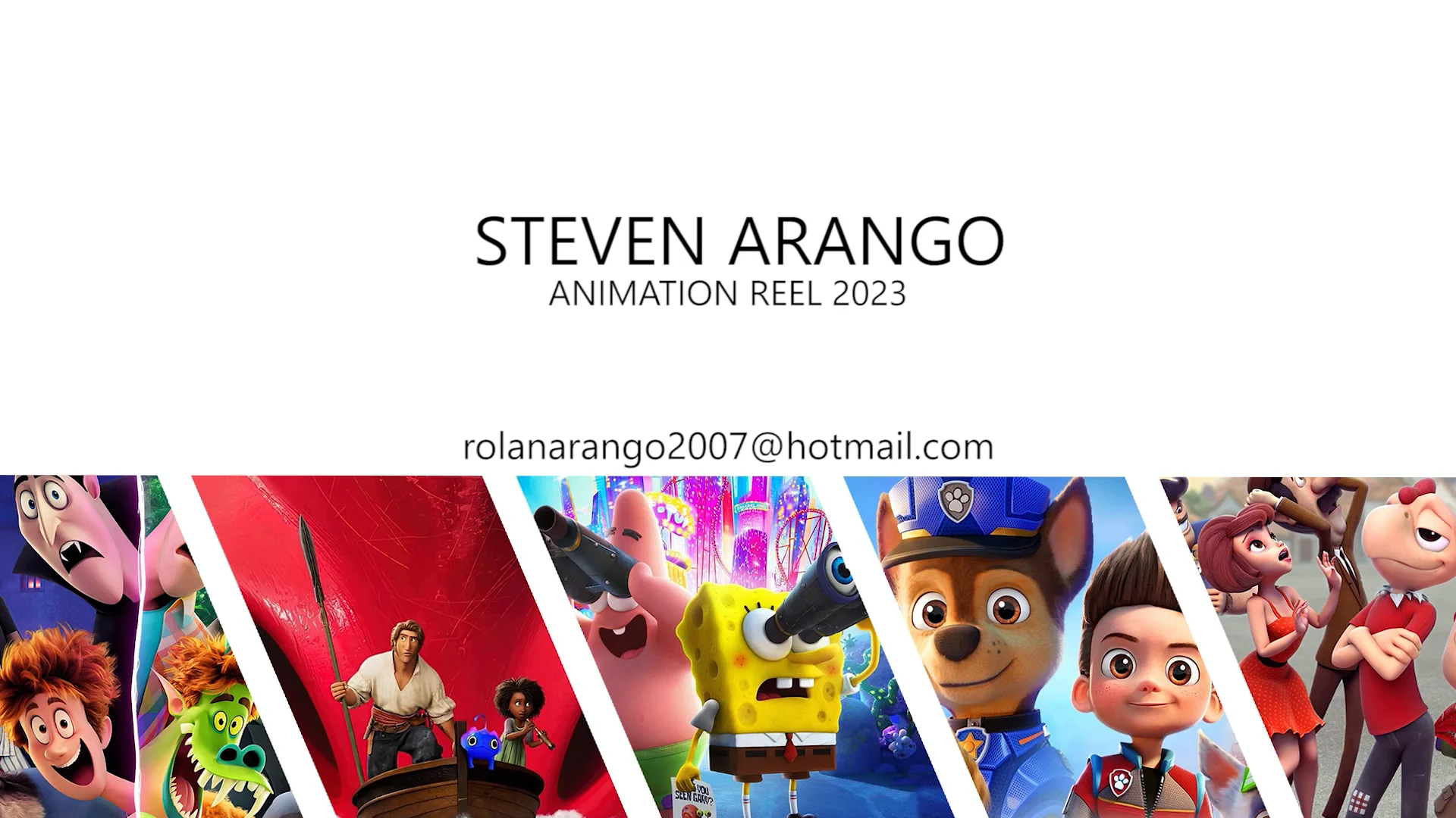 Steven Arango - Animation reel 2023