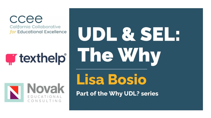 UDL and Social Emotional Learning