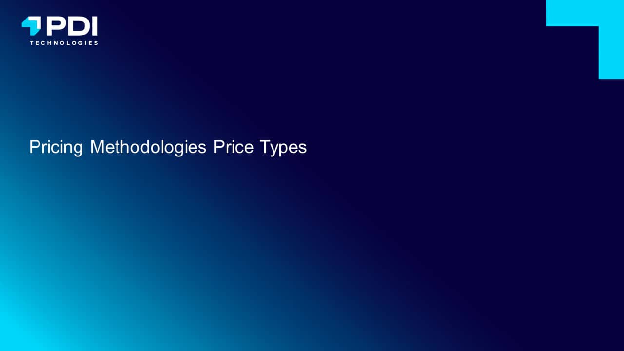 Pricing Methodologies Price Types on Vimeo
