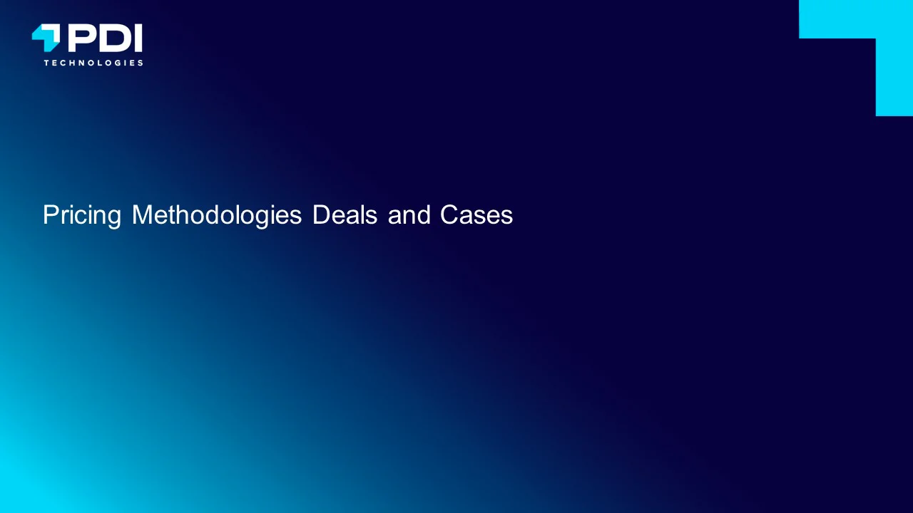 Pricing Methodologies Deals and Cases on Vimeo