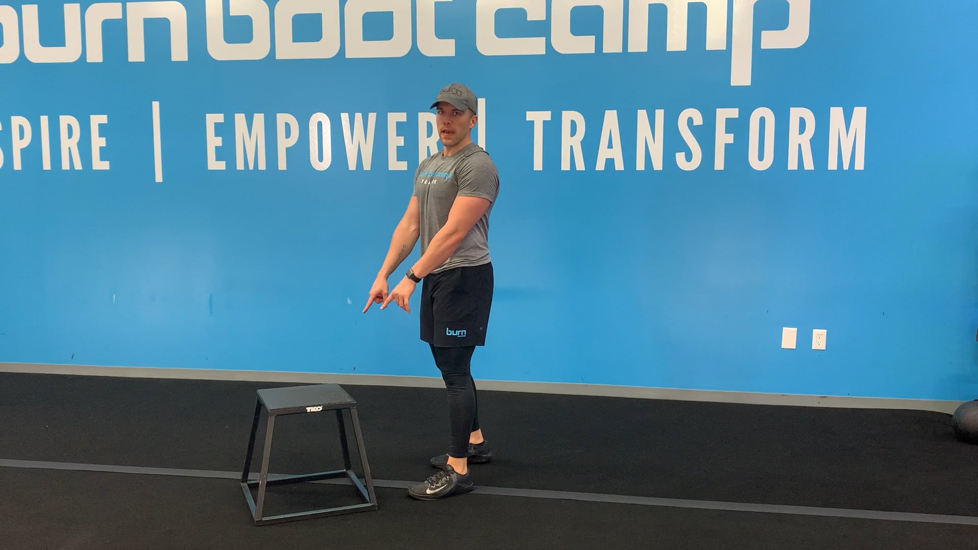Elevated Half Burpee