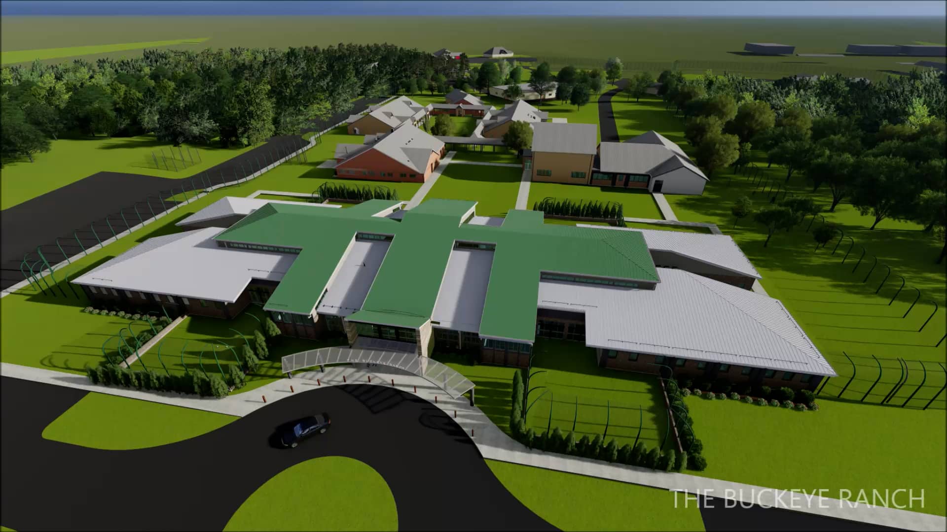 The Buckeye Ranch New Care Facility Flythrough on Vimeo