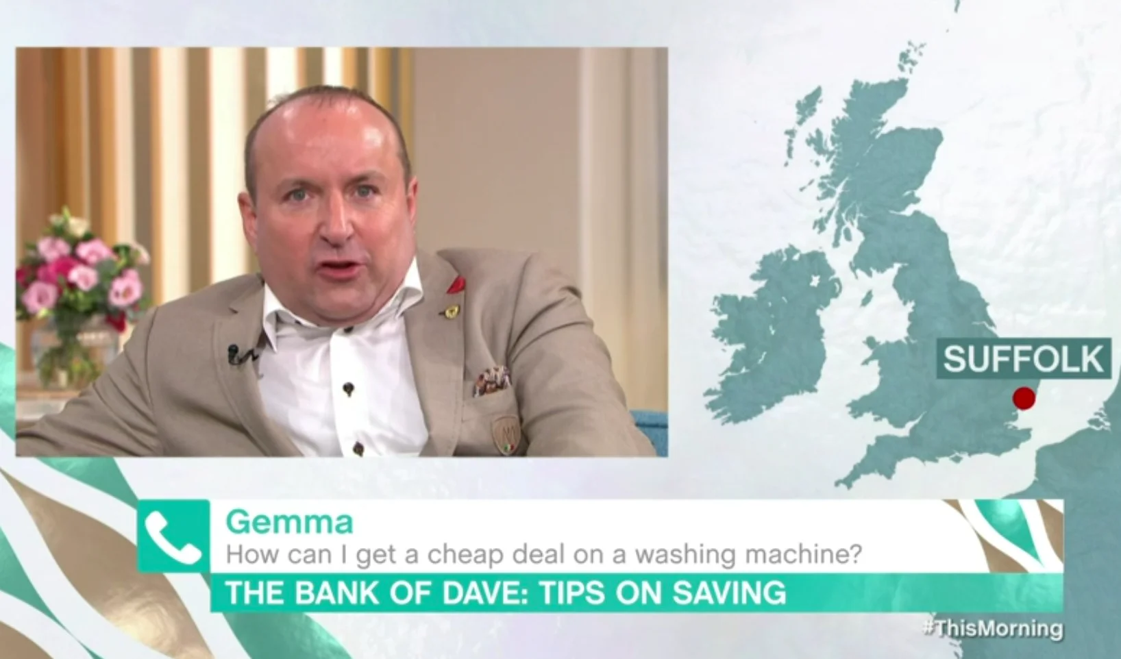 This Morning Dave Fishwick The Bank Of Dave Tips On Saving.mp4 on Vimeo