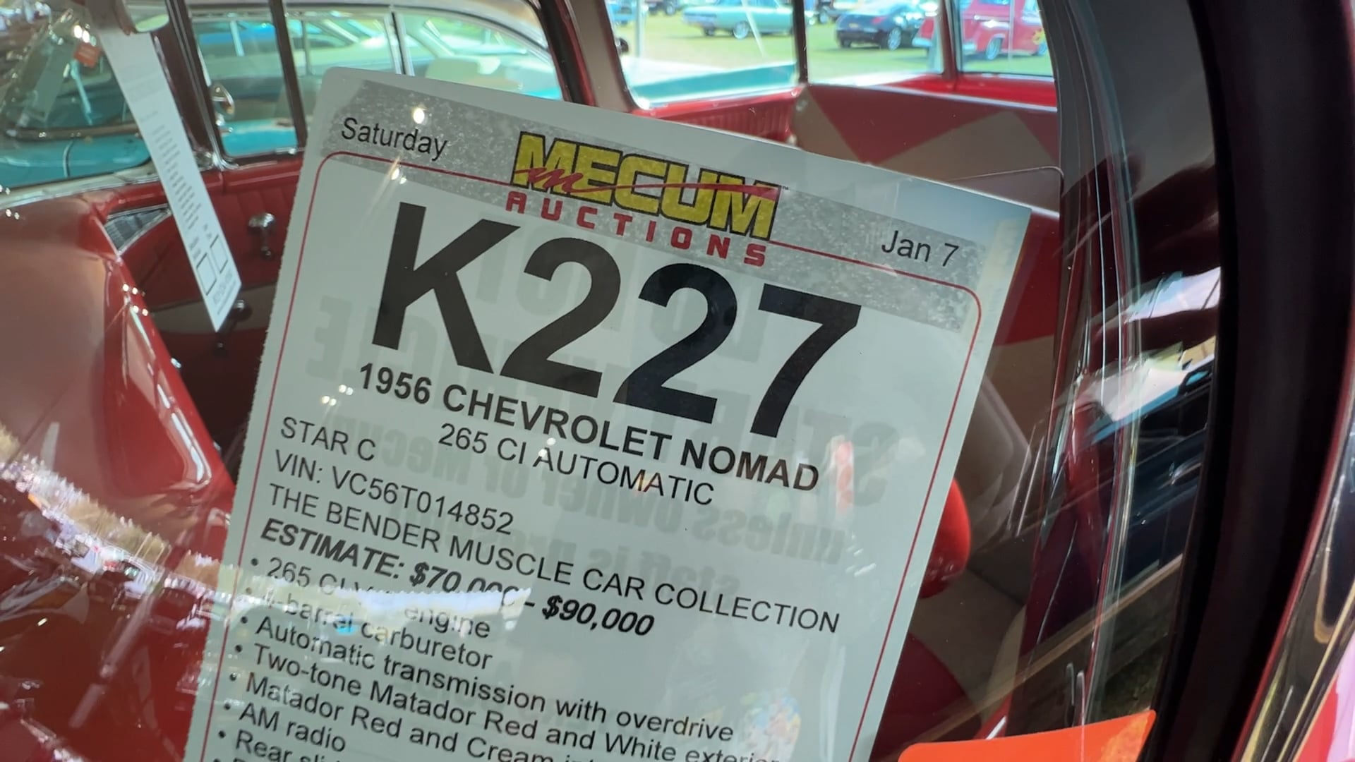 1956 Chevrolet Nomad | K227 | Kissimmee 2023
