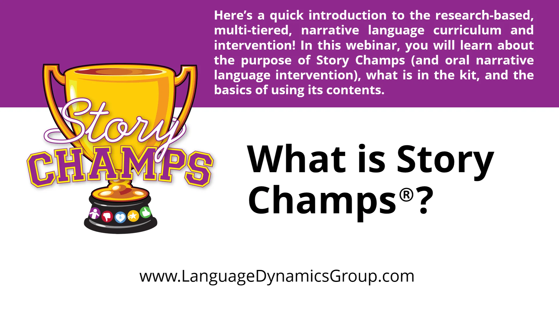 What is Story Champs®? on Vimeo