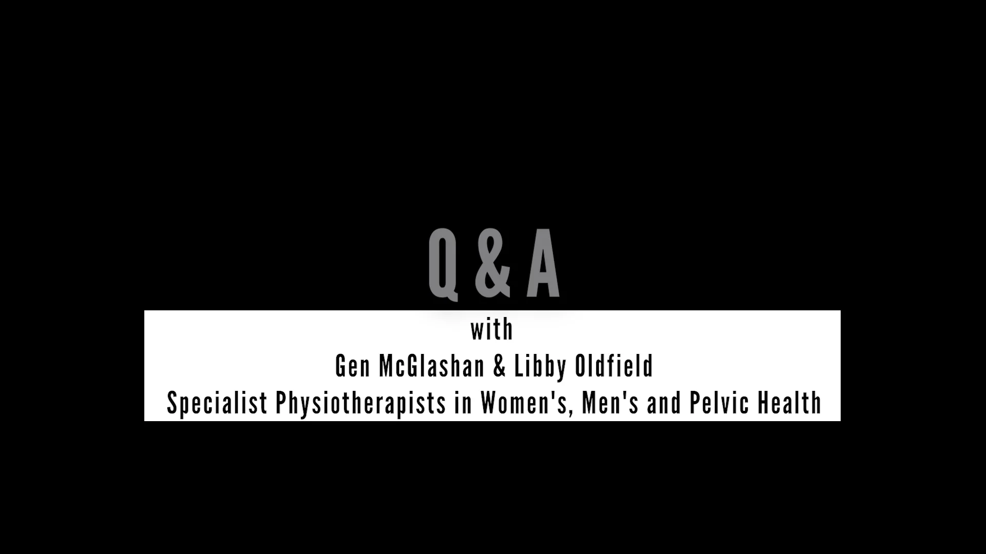 Q & A with Gen McGlashan and Libby Oldfield Specialist Women's Men's ...