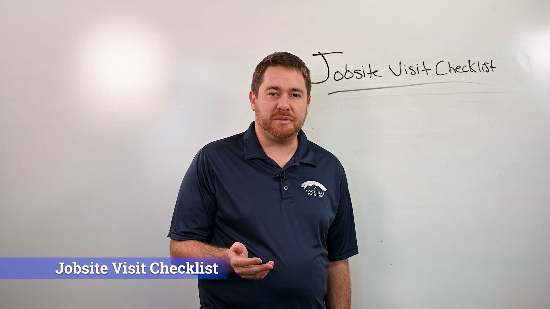 Jobsite Visit Checklist on Vimeo
