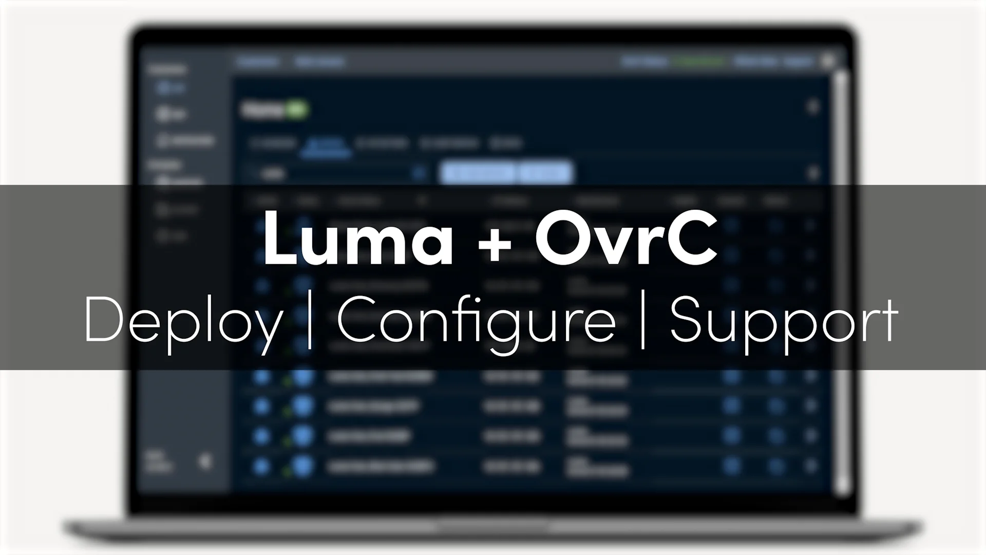 Luma + OvrC Easy Configuration Demo