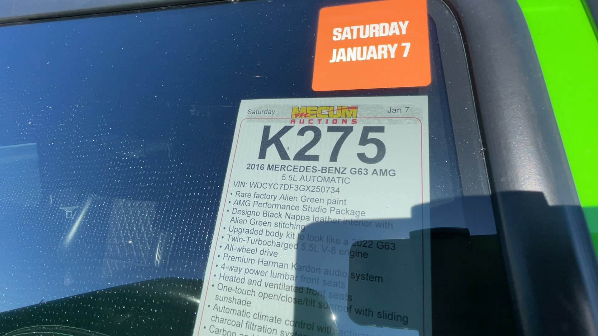 2016 Mercedes-Benz G63 AMG | K275 | Kissimmee 2023