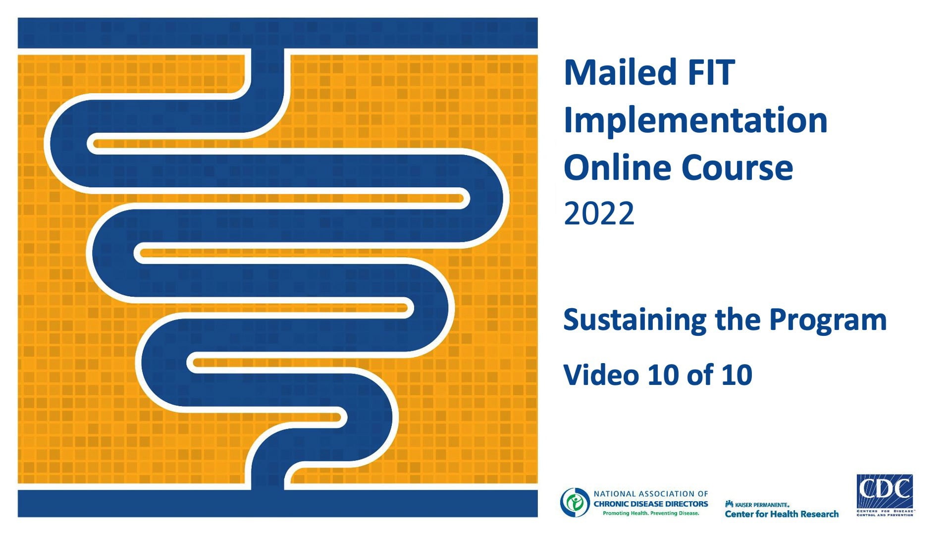 Sustaining the Program, Video 10 - Mailed FIT Implementation Online ...