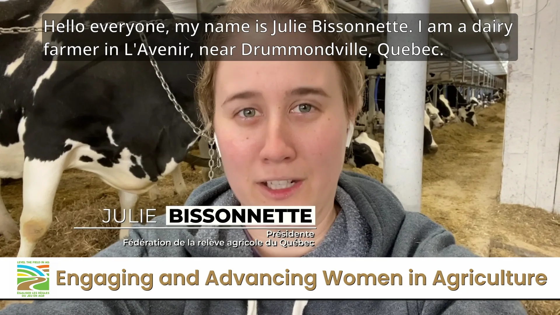 Level The Field - Julie Bissonnette Testimonial on Vimeo
