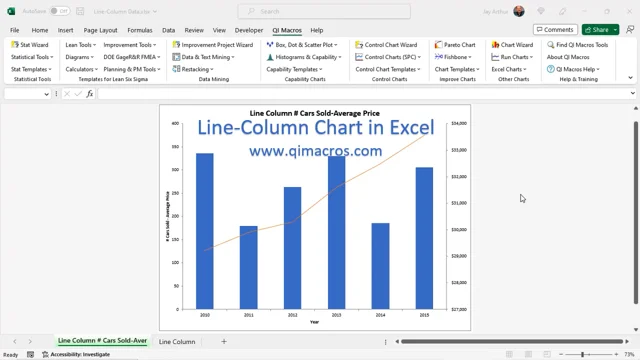Excel Graph Templates Bar And Line