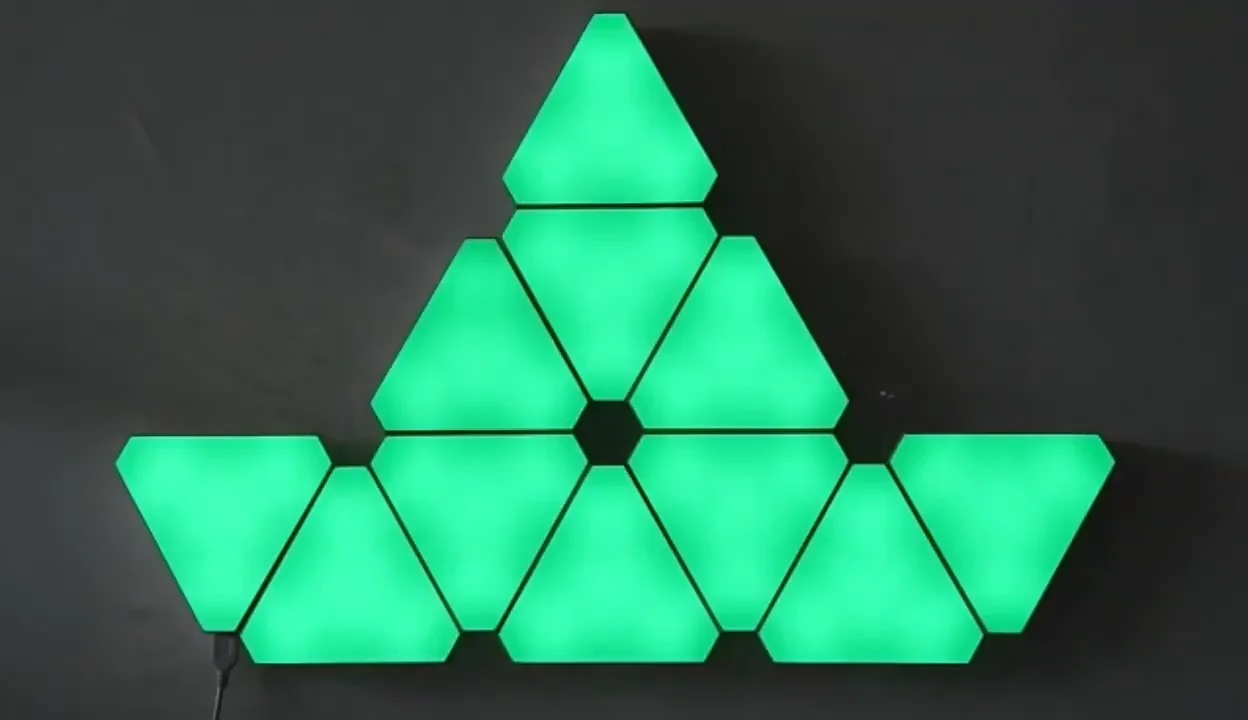 Led Triangle Wall Light on Vimeo