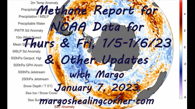 Methane Report for NOAA Data for Thurs. & Fri., 1/5-1/6/23 & Other ...