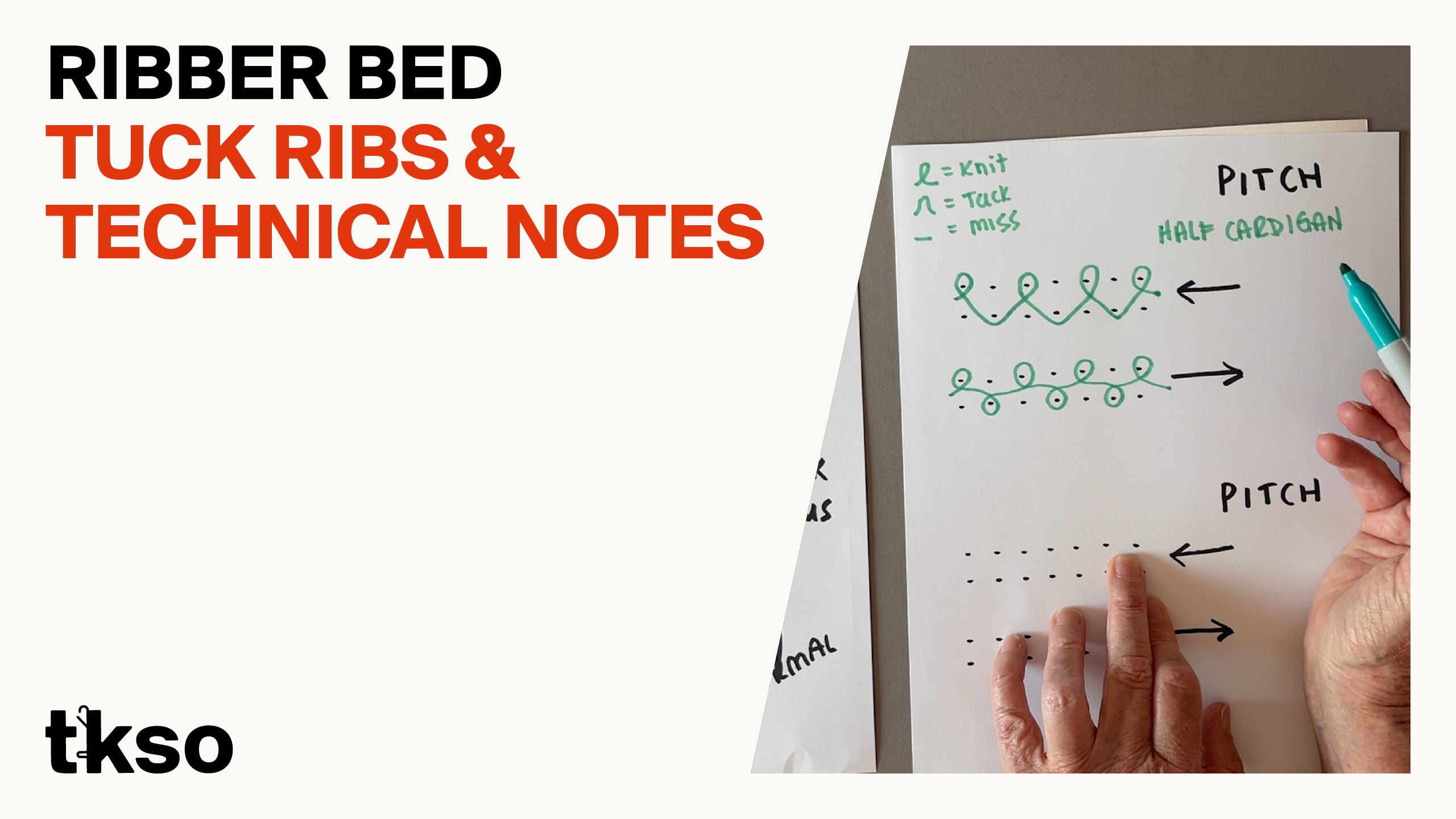 Tuck Ribs & Technical Notes | The Ribber Bed on Vimeo
