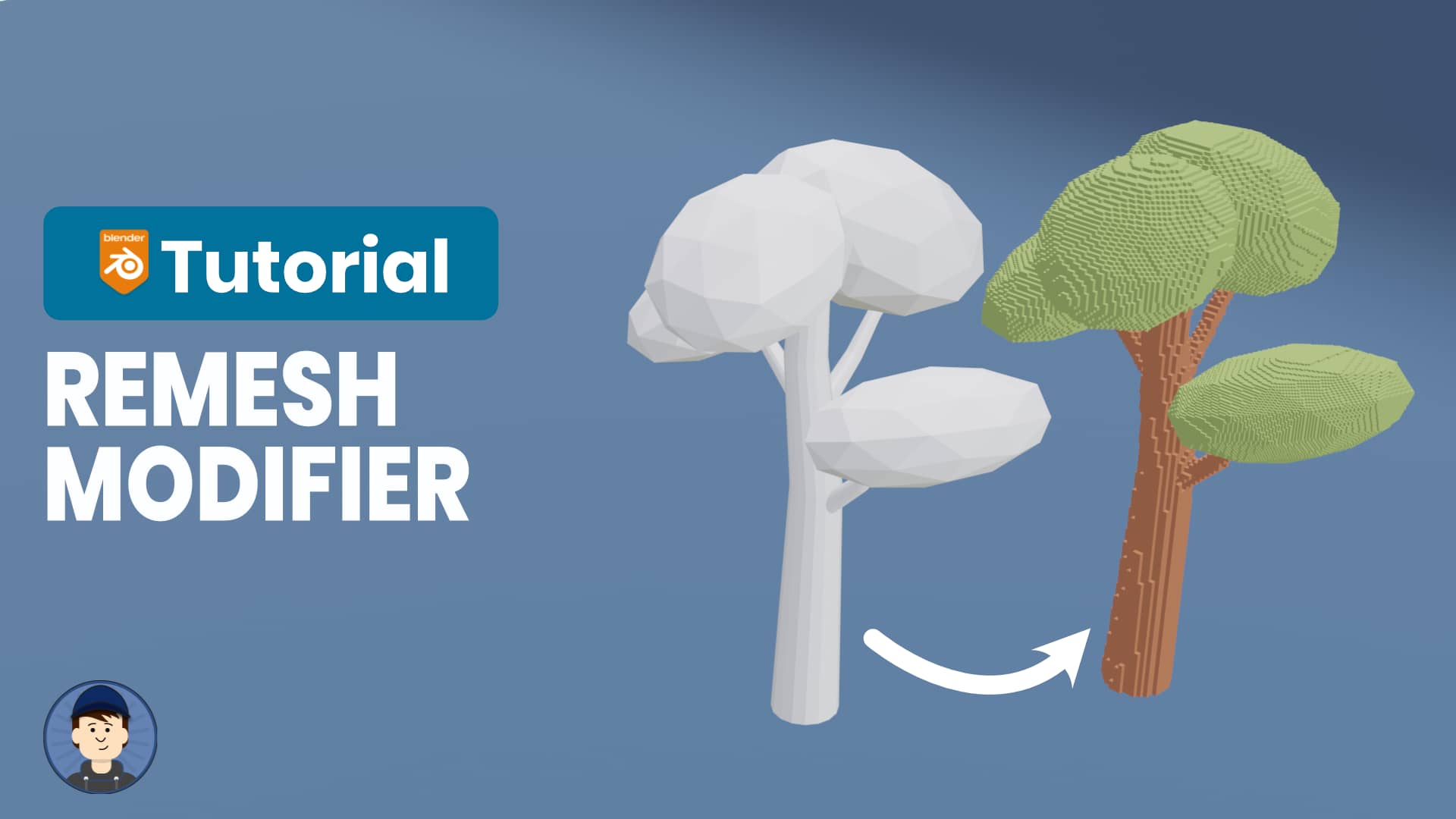How to use the remesh modifier to make voxel art in Blender [3.3] on Vimeo