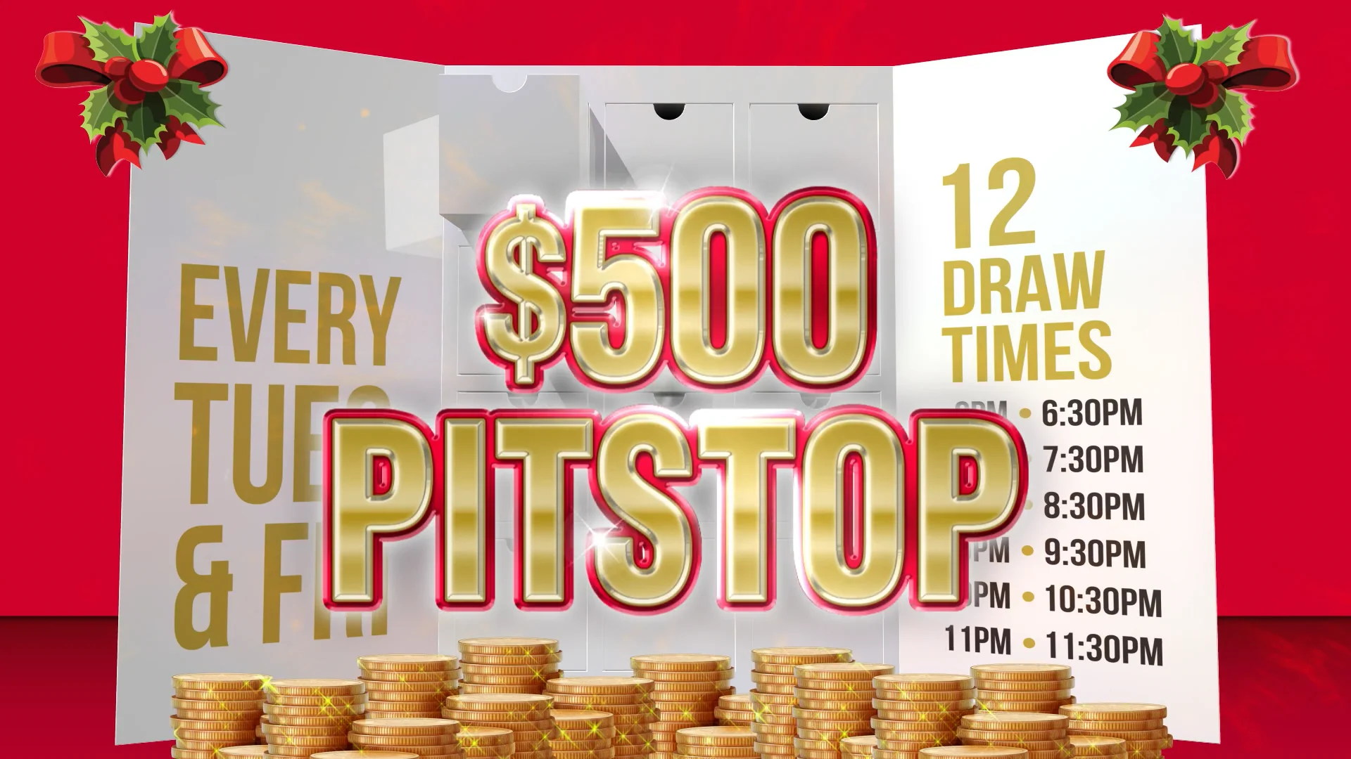 12 Draws of Christmas $500 Pitstop Reveal on Vimeo