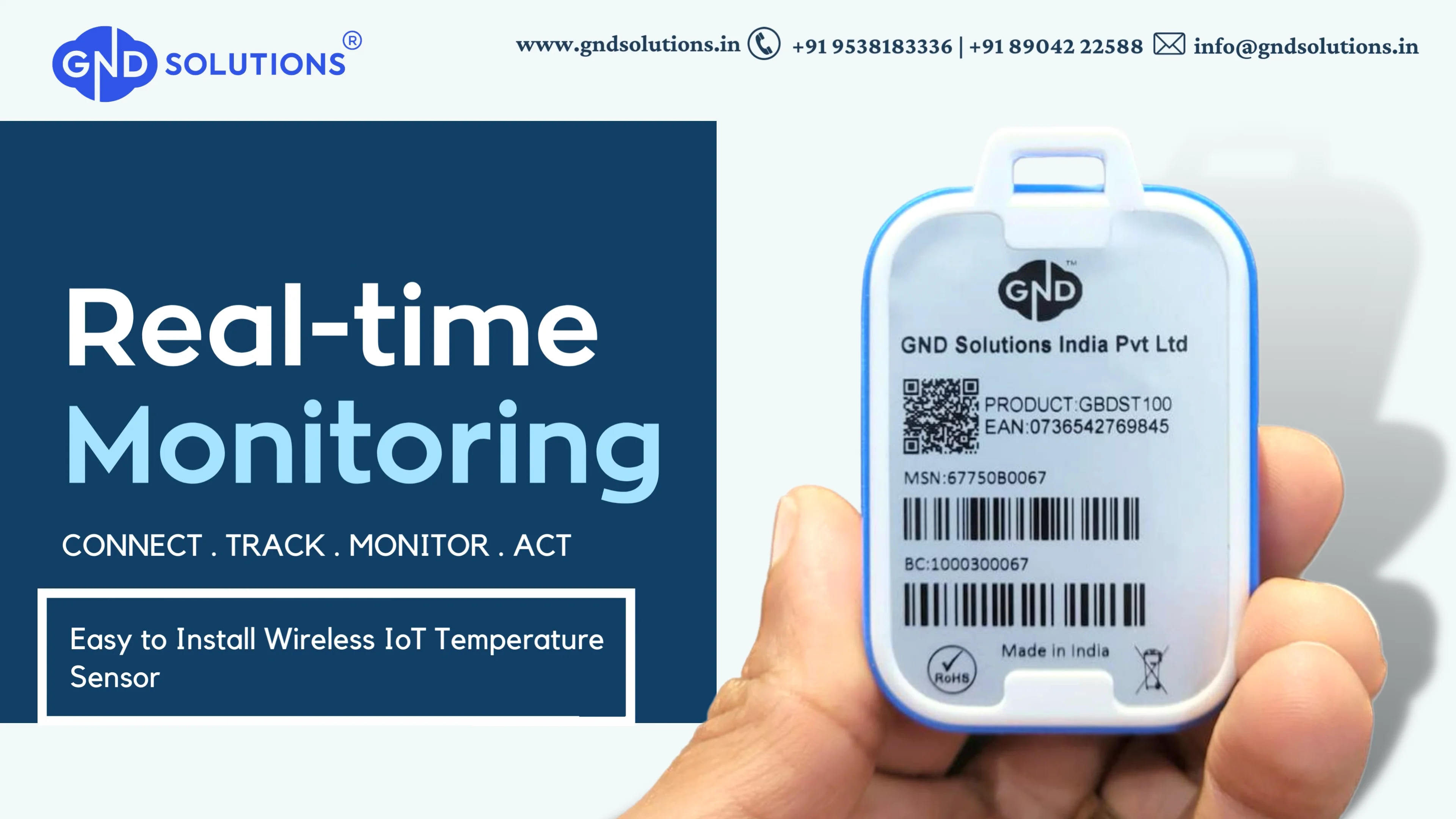 IoT wireless Temperature Sensors_GND Solutions India Pvt Ltd.mp4 on Vimeo