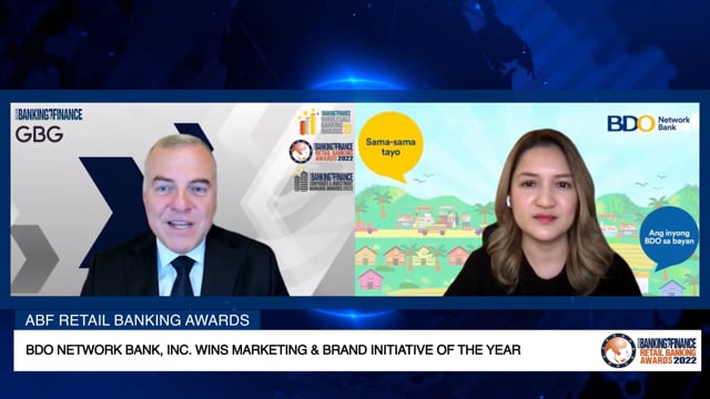 ABF Retail Banking Awards 2022 Winner: BDO Network Bank, Inc.
