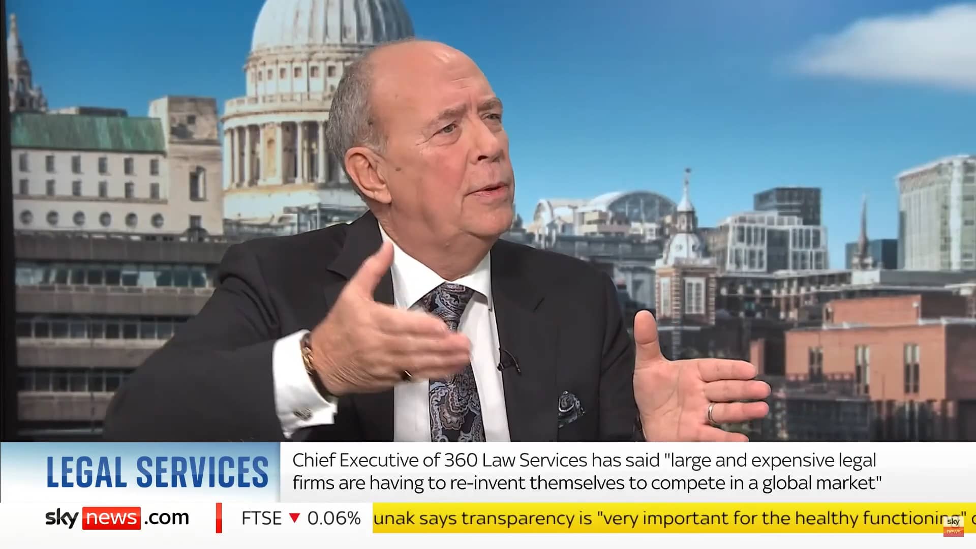 Robert Taylor 360 Business Law | Sky News Inteview on Vimeo