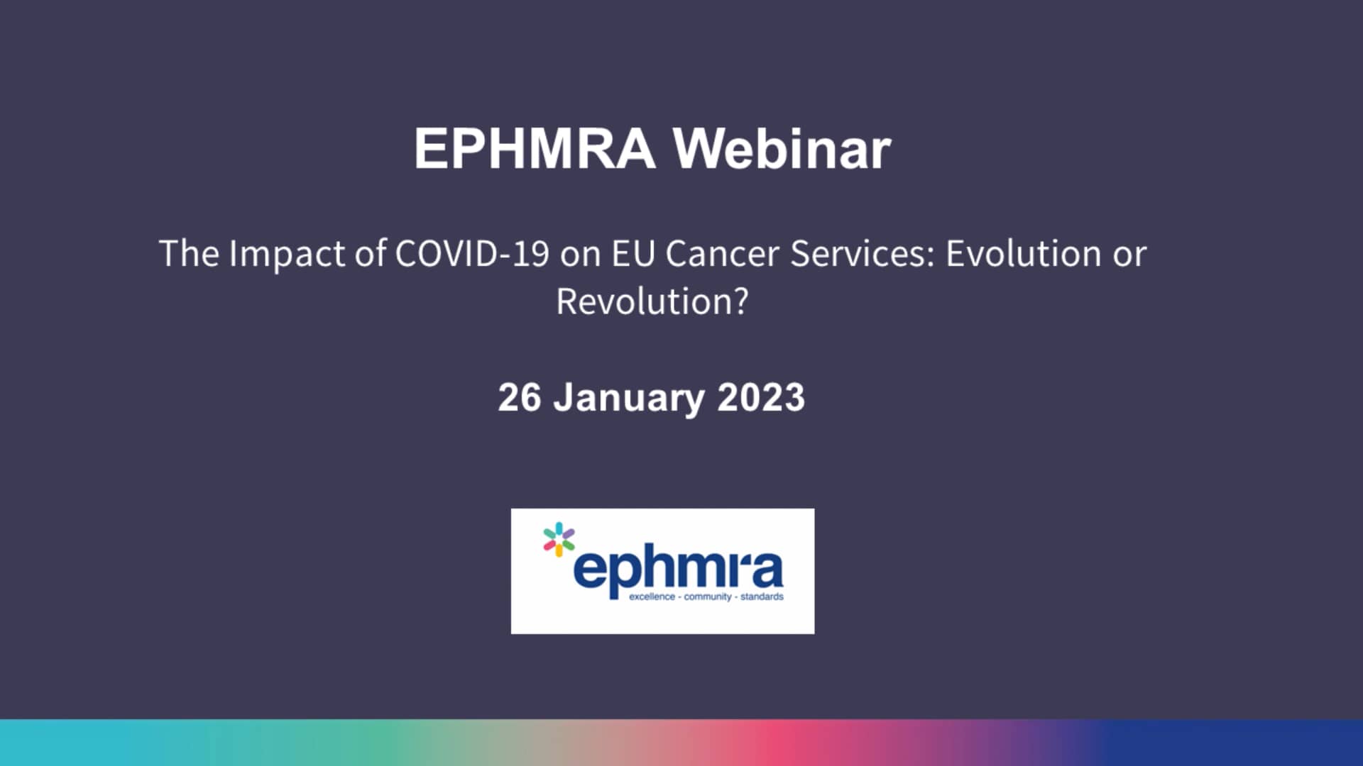 EPHMRA Event 26th January Webinar on Vimeo