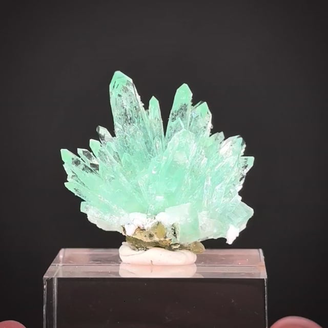 Fluorapophyllite-(K) with Stilbite - FTN23-12 - Pune Dist. - India ...
