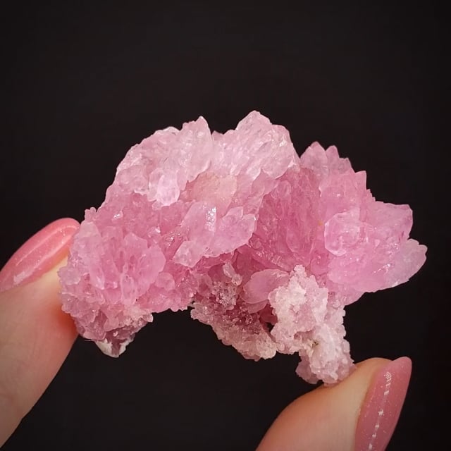 Quartz var. Rose Quartz - THC23-14 - Taquaral - Brazil Mineral Specimen