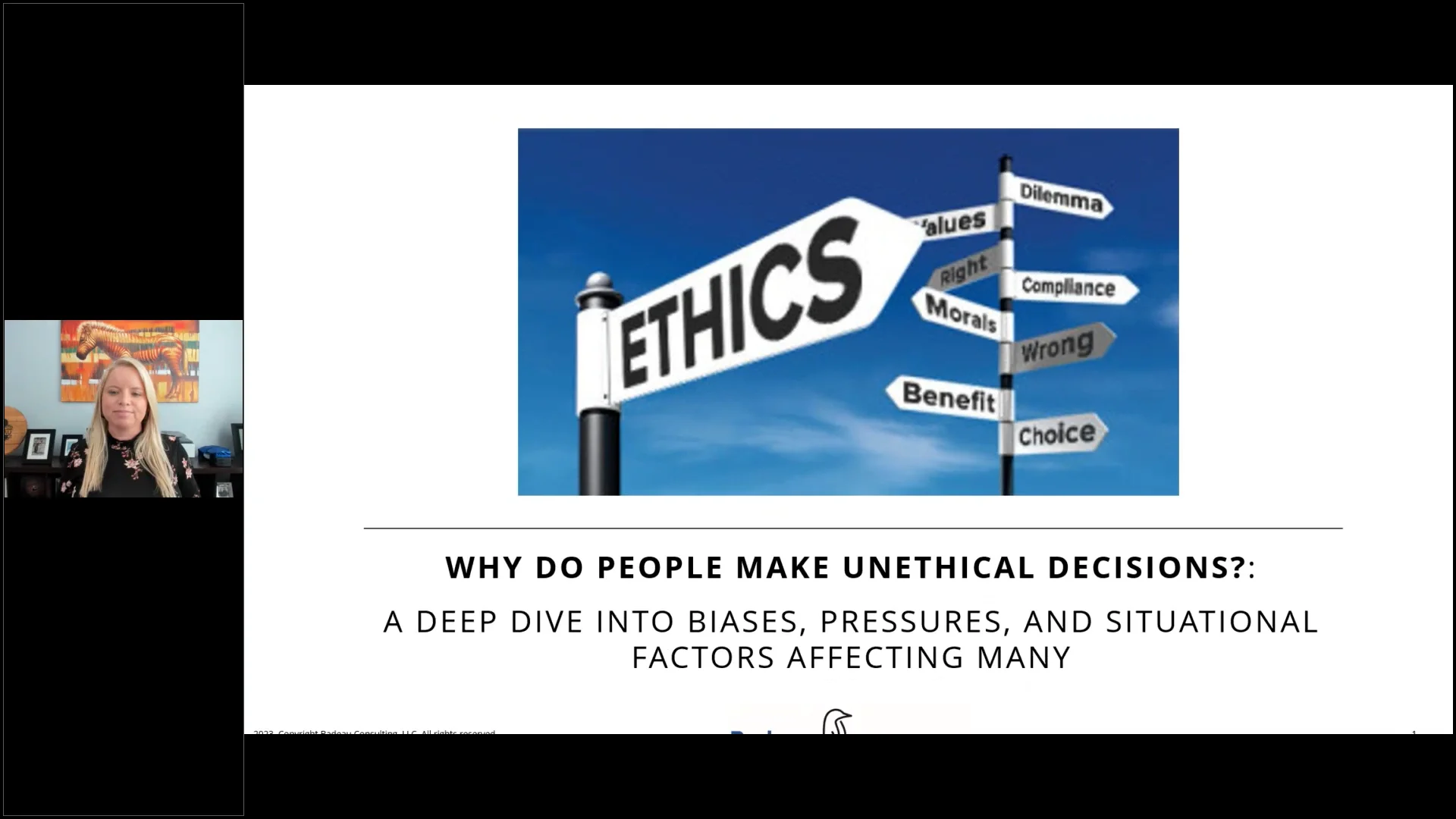 UNETHICAL DECISIONS_ BIASES, PRESSURES, AND SITUATIONAL FACTORS.mp4 on ...