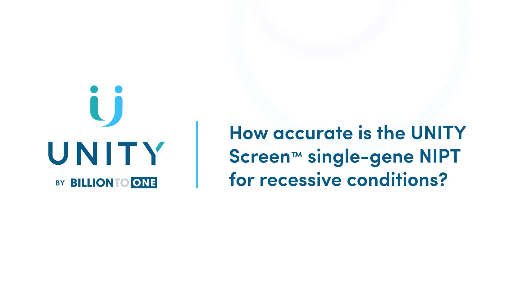 How accurate is UNITY Screen's single-gene NIPT? on Vimeo