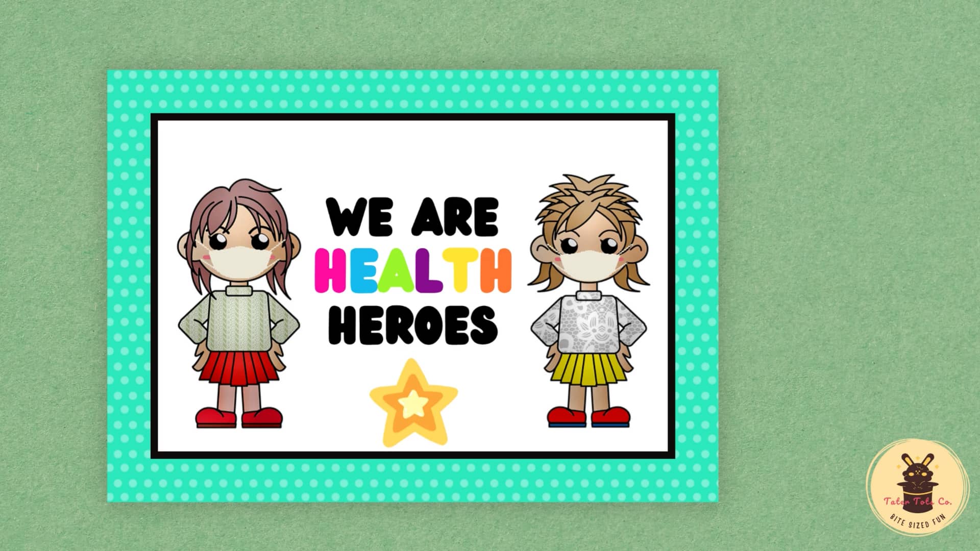 Covid Kids Health and Wellness Class Hygiene Safety Rules Bulletin ...