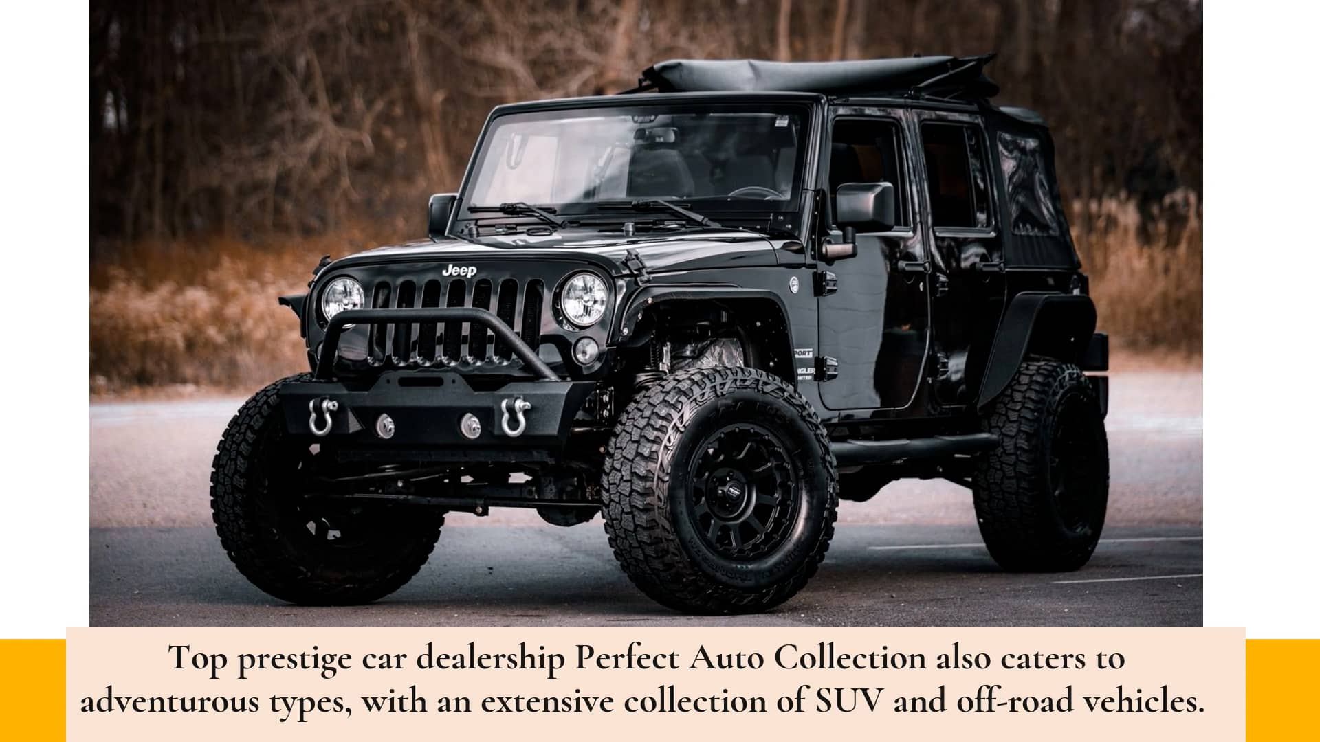 Off-Road In Style With A Pre-Owned Jeep Wrangler Or Land Rover SUV From ...