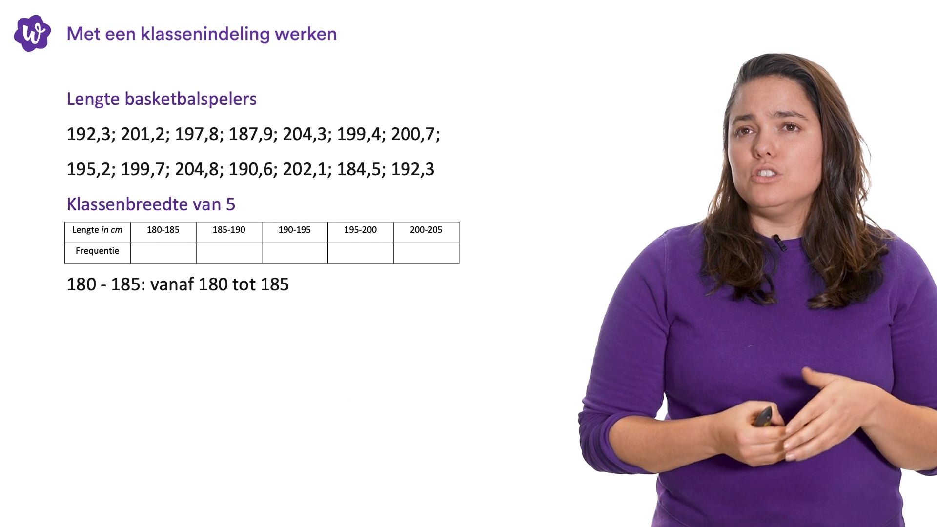 Met een klassenindeling werken oefenen | StudyGo
