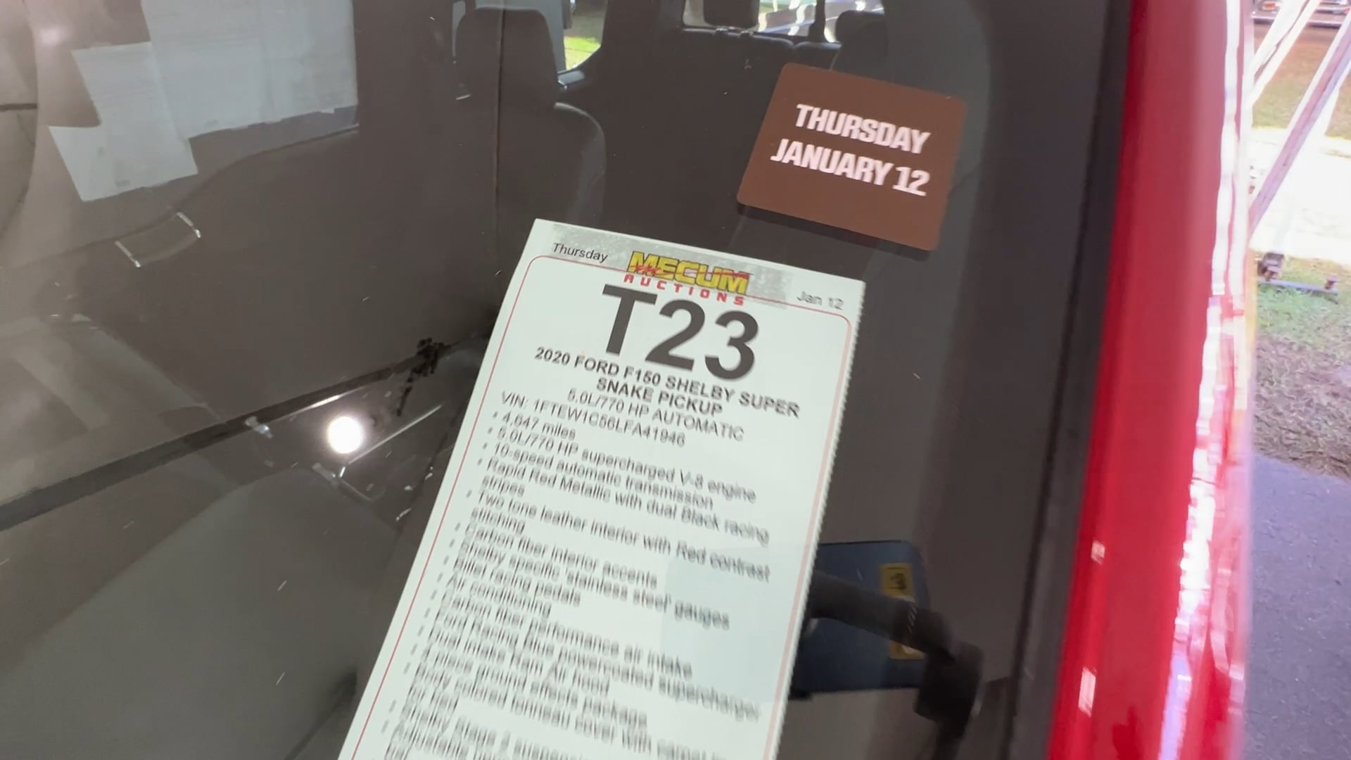 2020 Ford F150 Shelby Super Snake Pickup | T23 | Kissimmee 2023