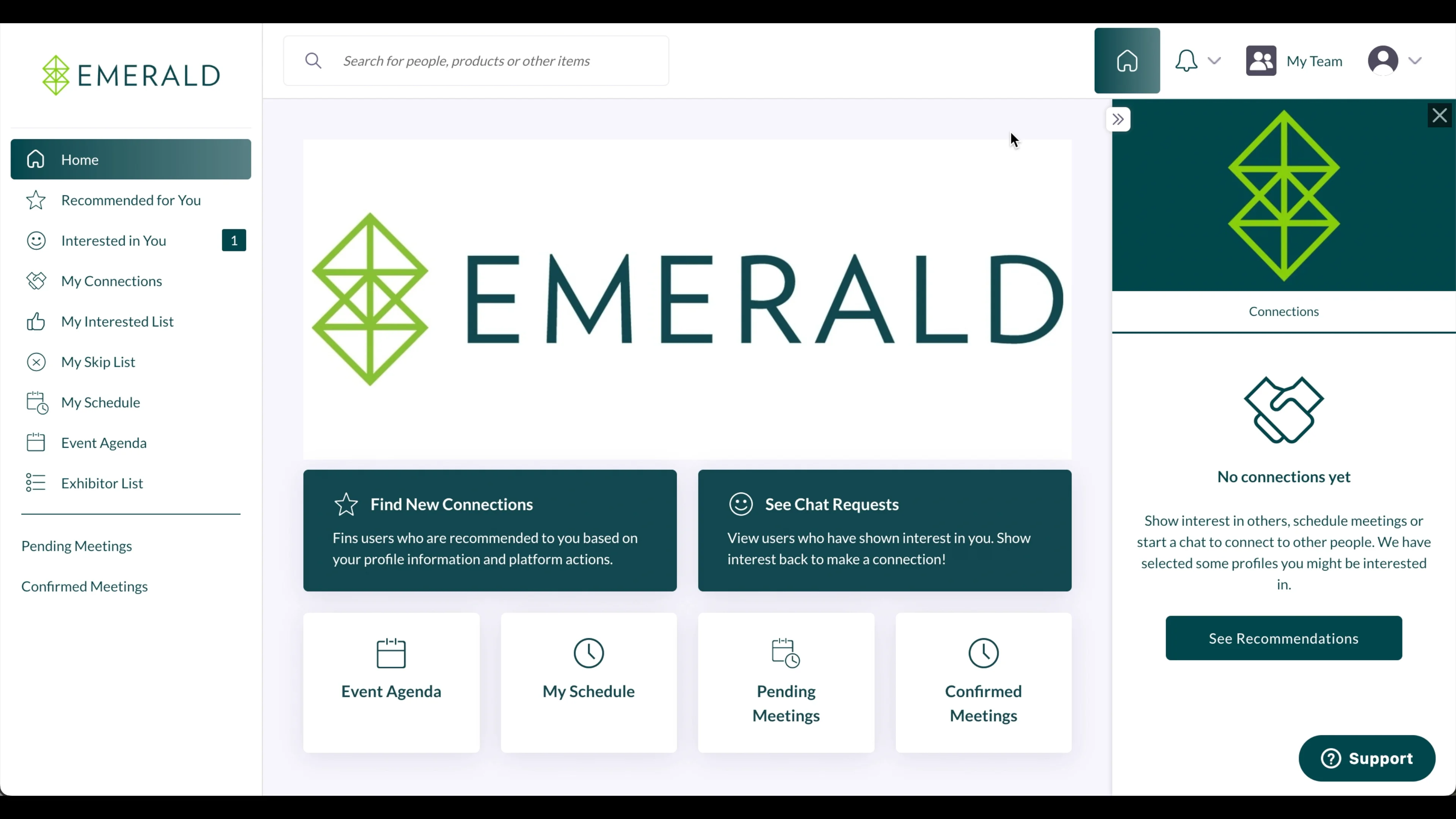 Networking Web - Emerald