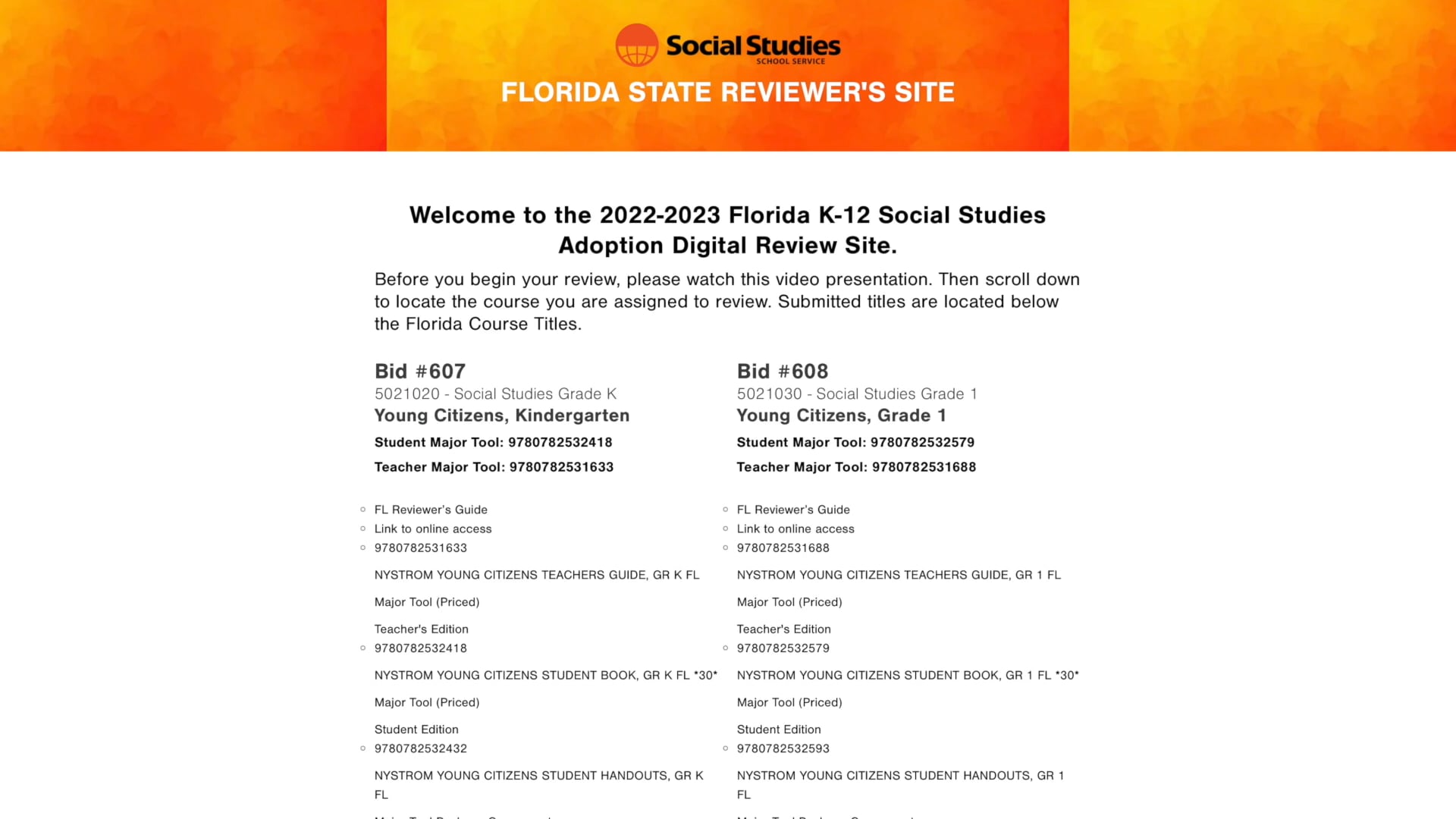 Welcome Florida Reviewers! on Vimeo