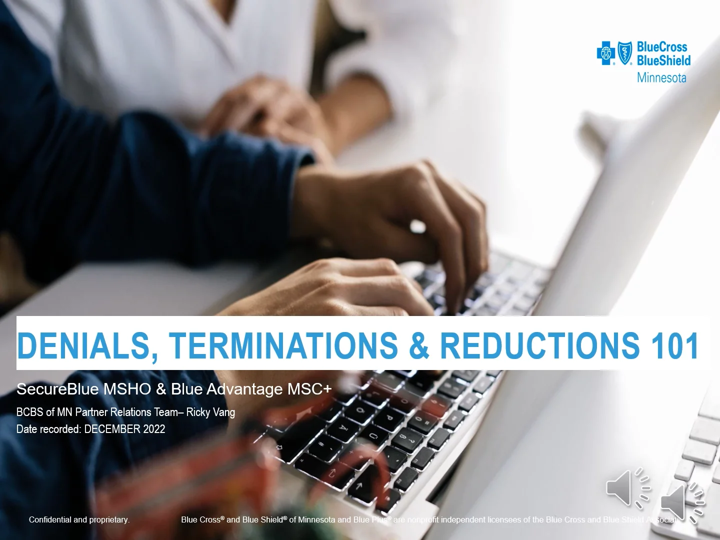 Denials, Terminations & Reductions 101 on Vimeo