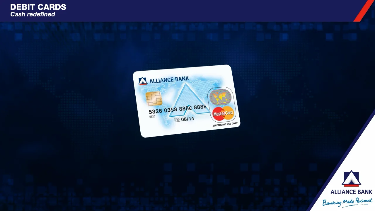 ALLIANCE BANK Debit Card on Vimeo