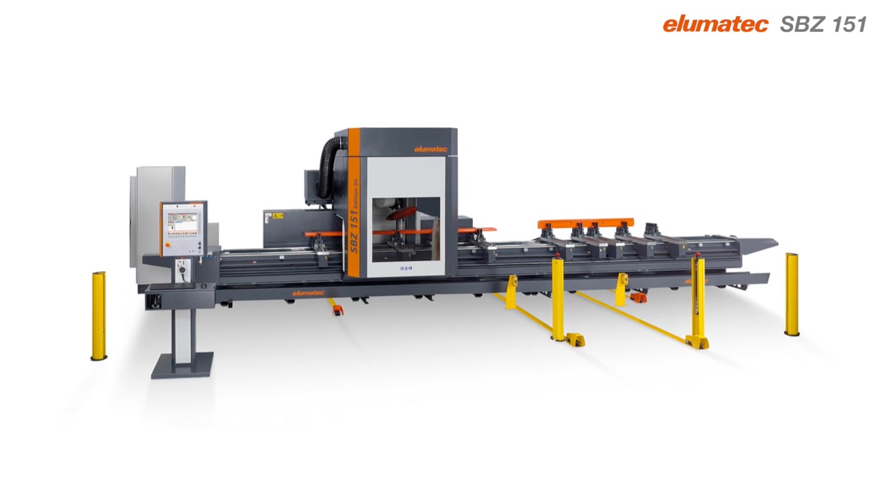 SBZ 151 - Stabbearbeitunsgzentrum-Profile machining centre - elumatec ...