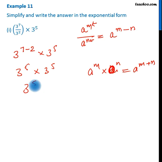Simple Exponential Form