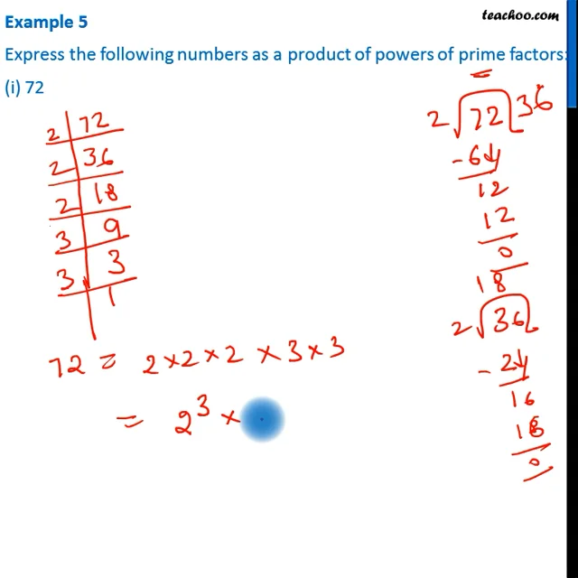 Prime Factorization Of 24 Using Exponents