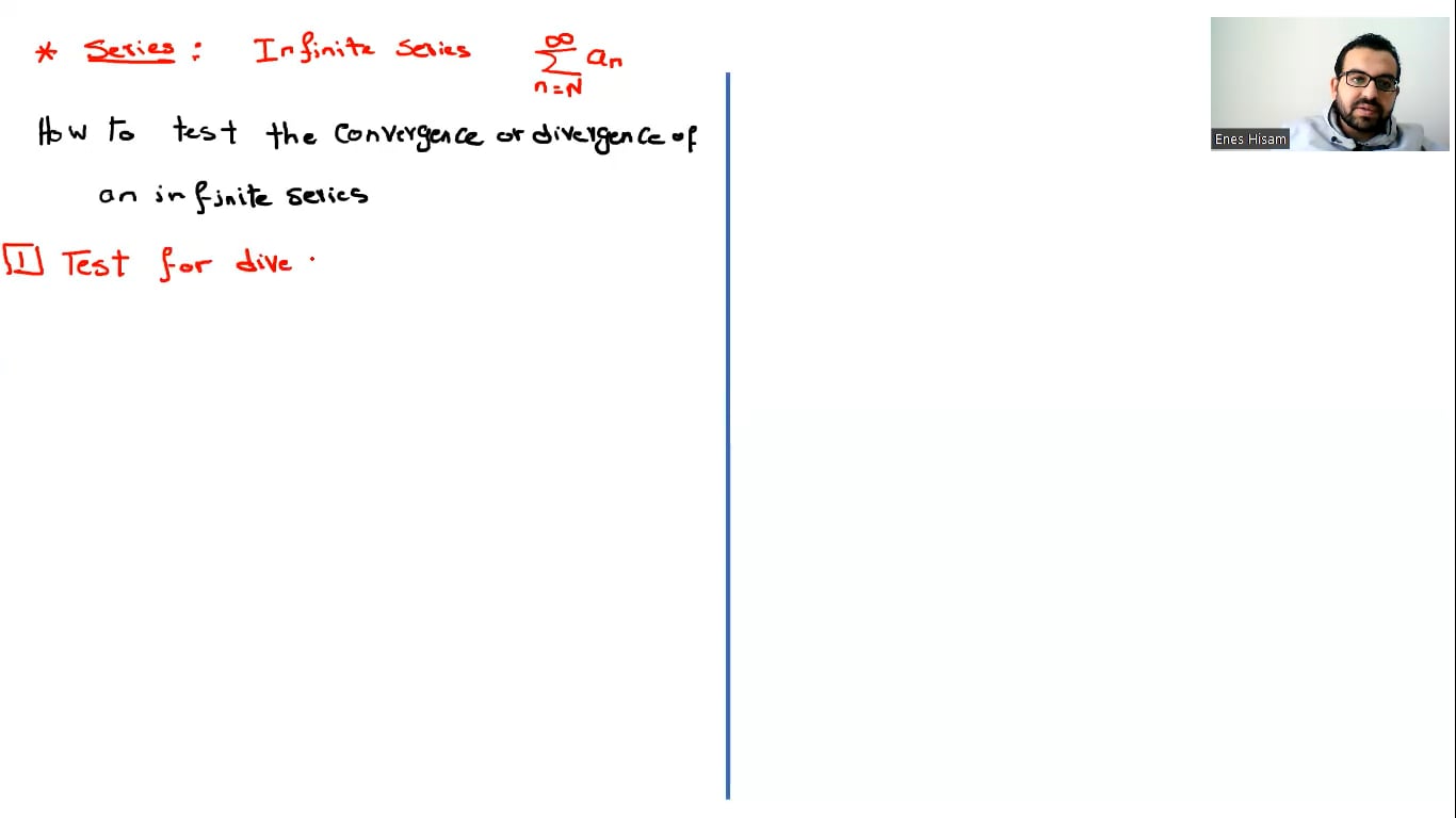 nth term test + Geometric series Medipol Calc2