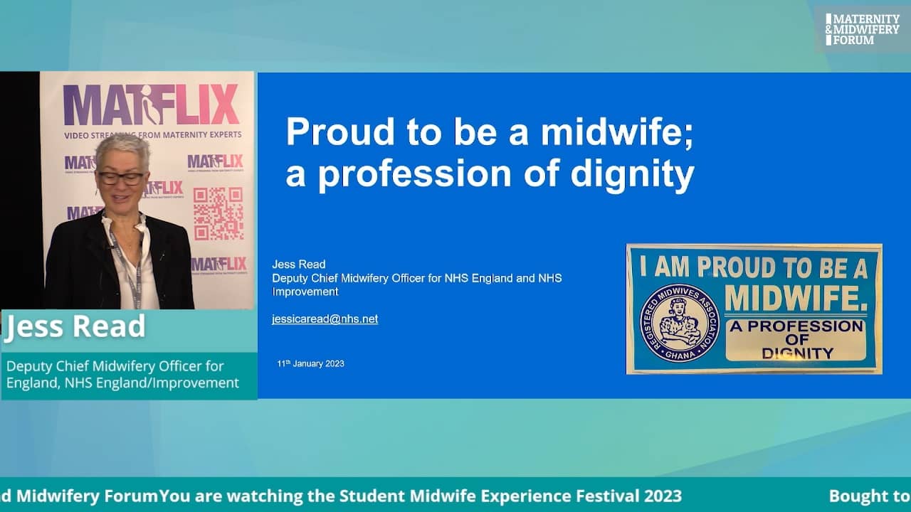 Proud to be a midwife; a profession of dignity - Jess Read, Deputy ...