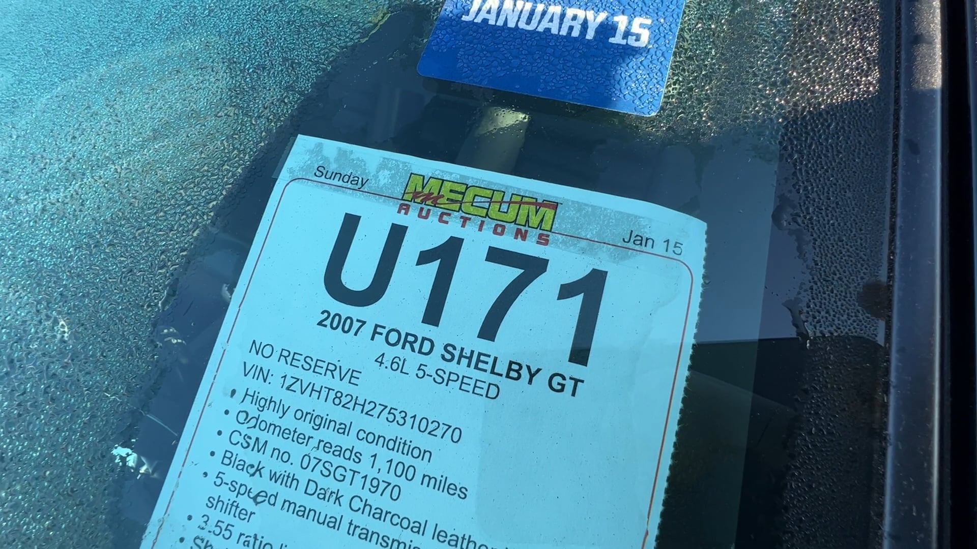 2007 Ford Shelby GT | U171 | Kissimmee 2023