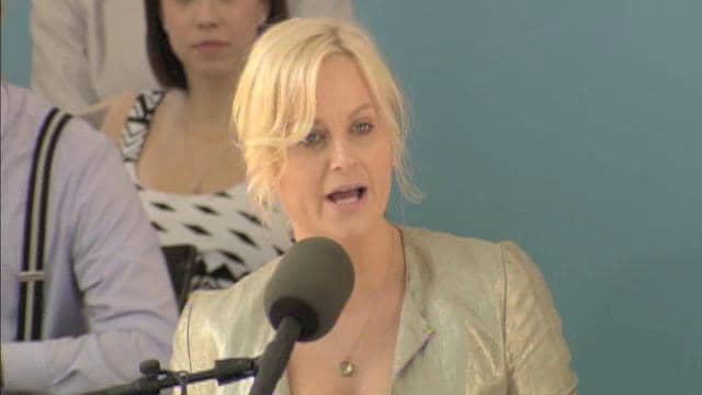 Amy Poehler at Harvard College Class Day on Vimeo