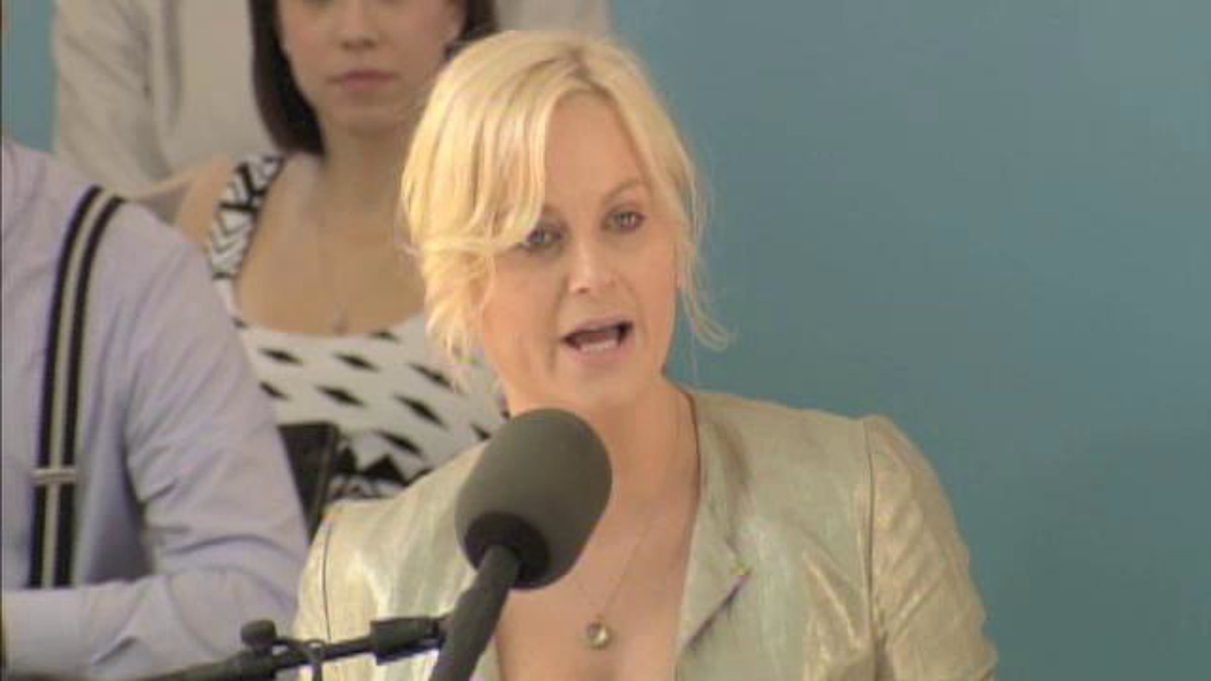 Amy Poehler at Harvard College Class Day