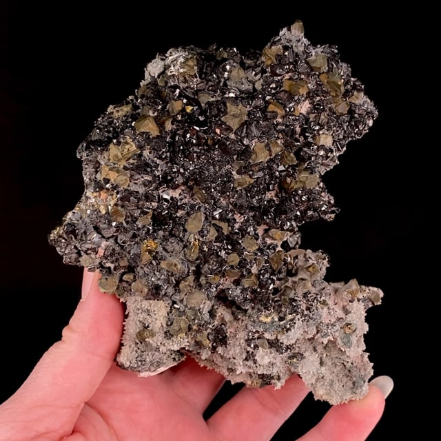 Sphalerite (gemmy crystals) with Chalcopyrite | Commodore Mine, Creede ...